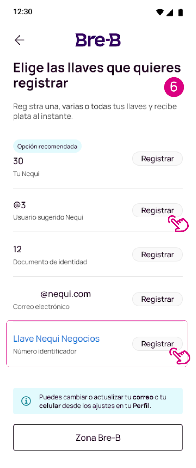 ¿Cómo registrar una llave de Bre-B en Nequi? – Centro de ayuda